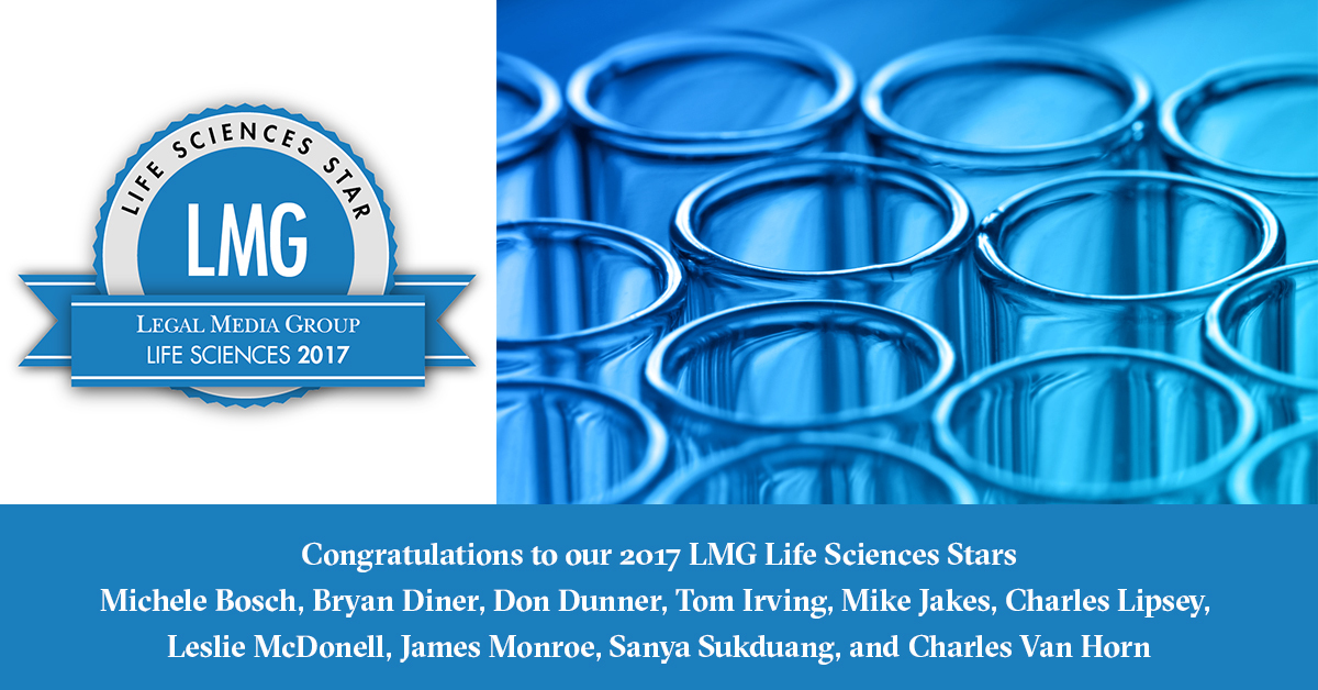 Finnegan Receives Top Honors in 2017 LMG Life Sciences Rankings ... Finnegan Receives Top Honors in 2017 LMG Life Sciences Rankings ...