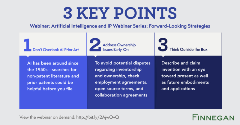 Artificial Intelligence and IP Webinar Series: Forward-Looking ...