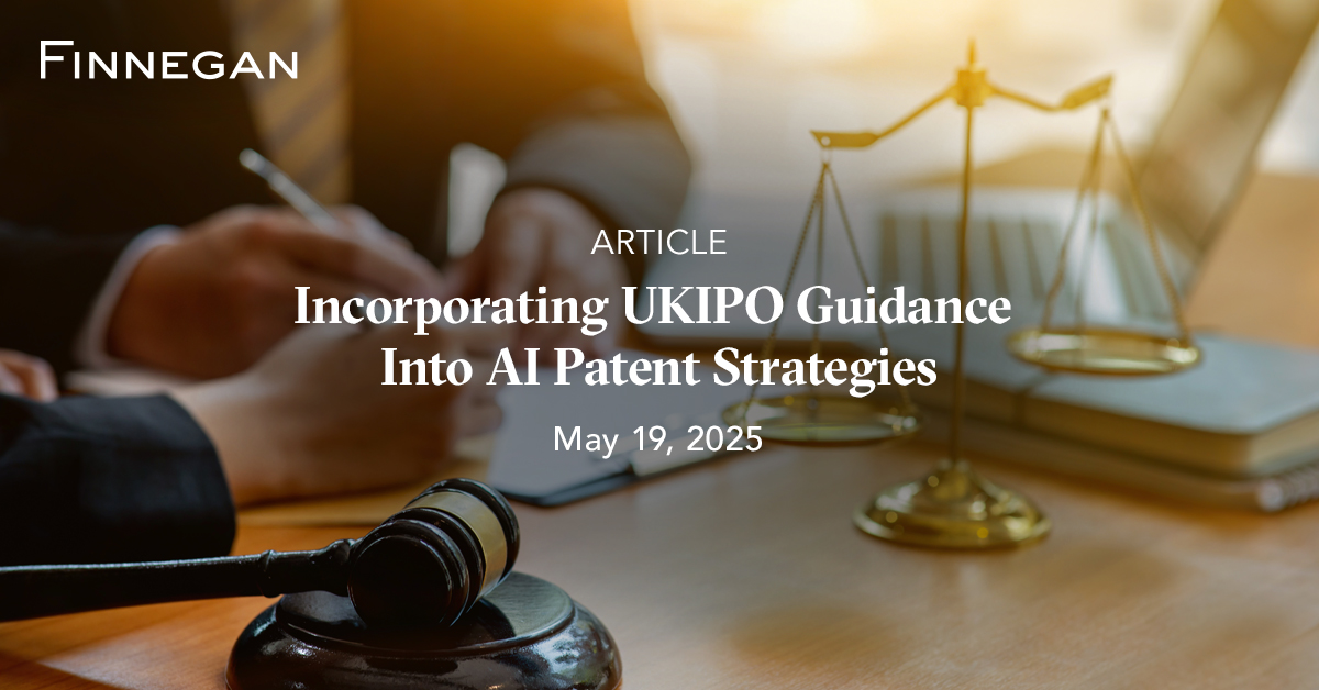 Incorporating UKIPO Guidance Into AI Patent Strategies | Articles ...