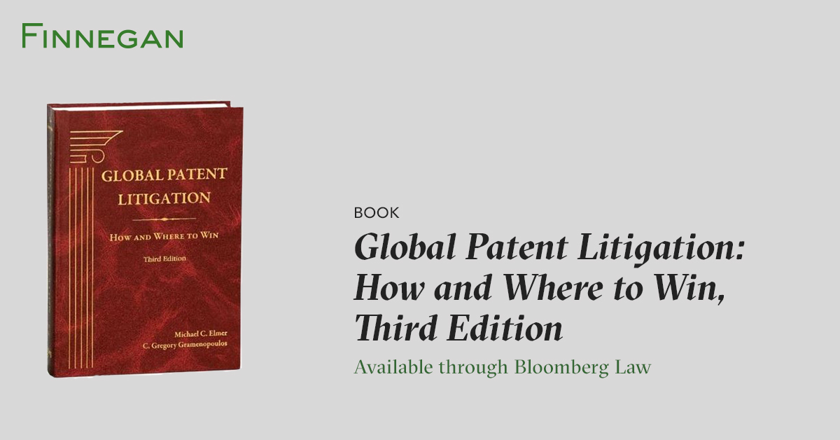 Global Patent Litigation: How and Where to Win, Third Edition | Books ...