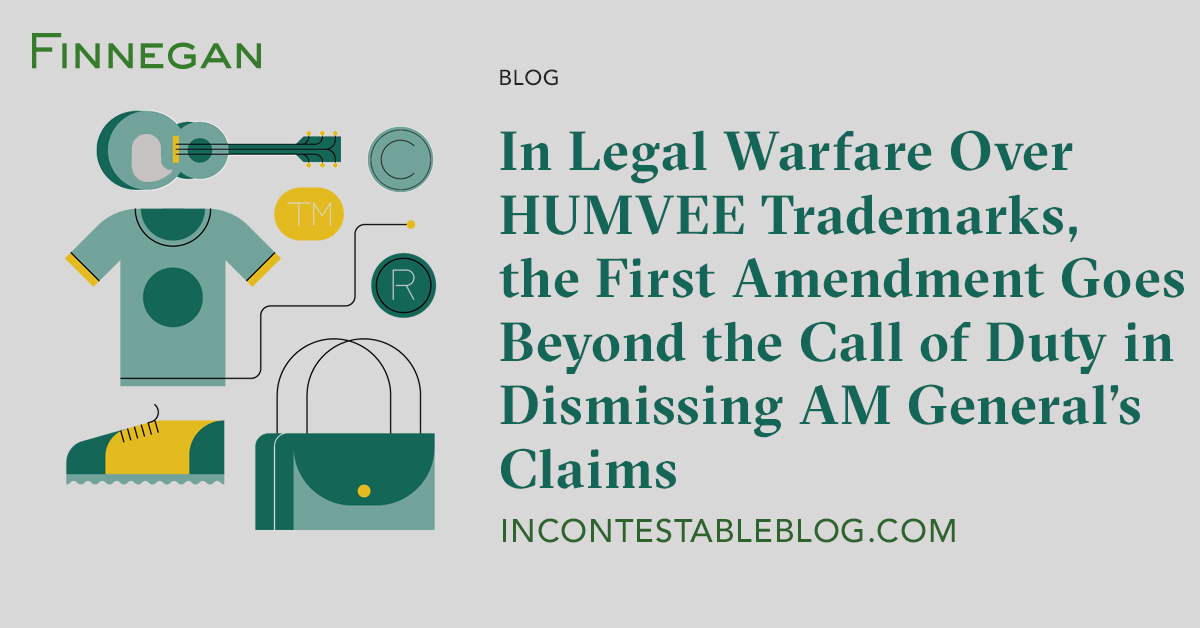 In Legal Warfare Over HUMVEE Trademarks, the First Amendment Goes ...