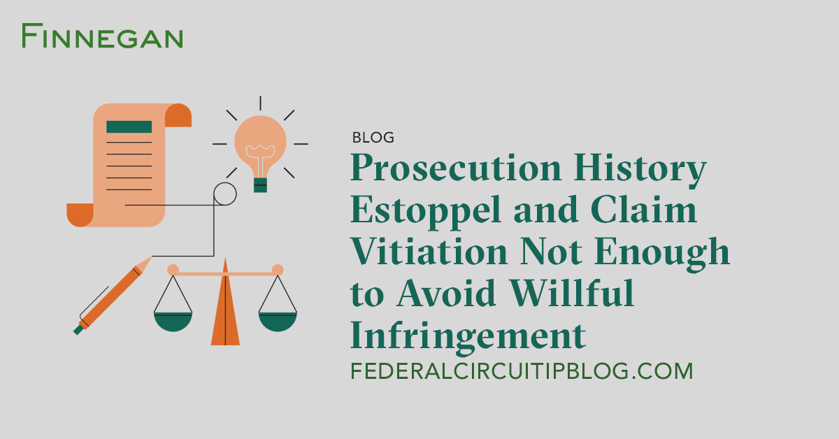 Prosecution History Estoppel and Claim Vitiation Not Enough to Avoid ...