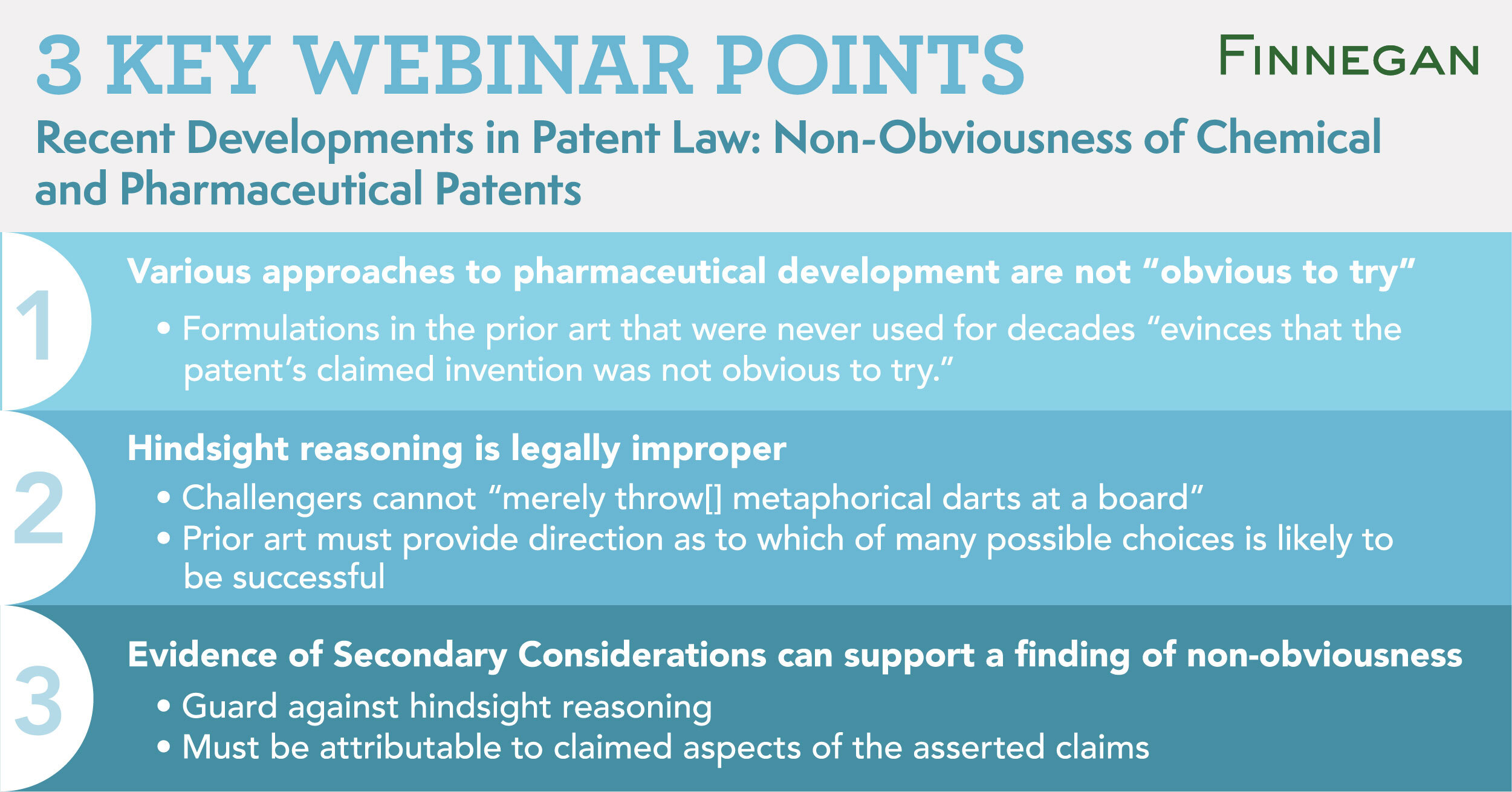 Recent Developments in Patent Law: Non-Obviousness of Chemical and ...