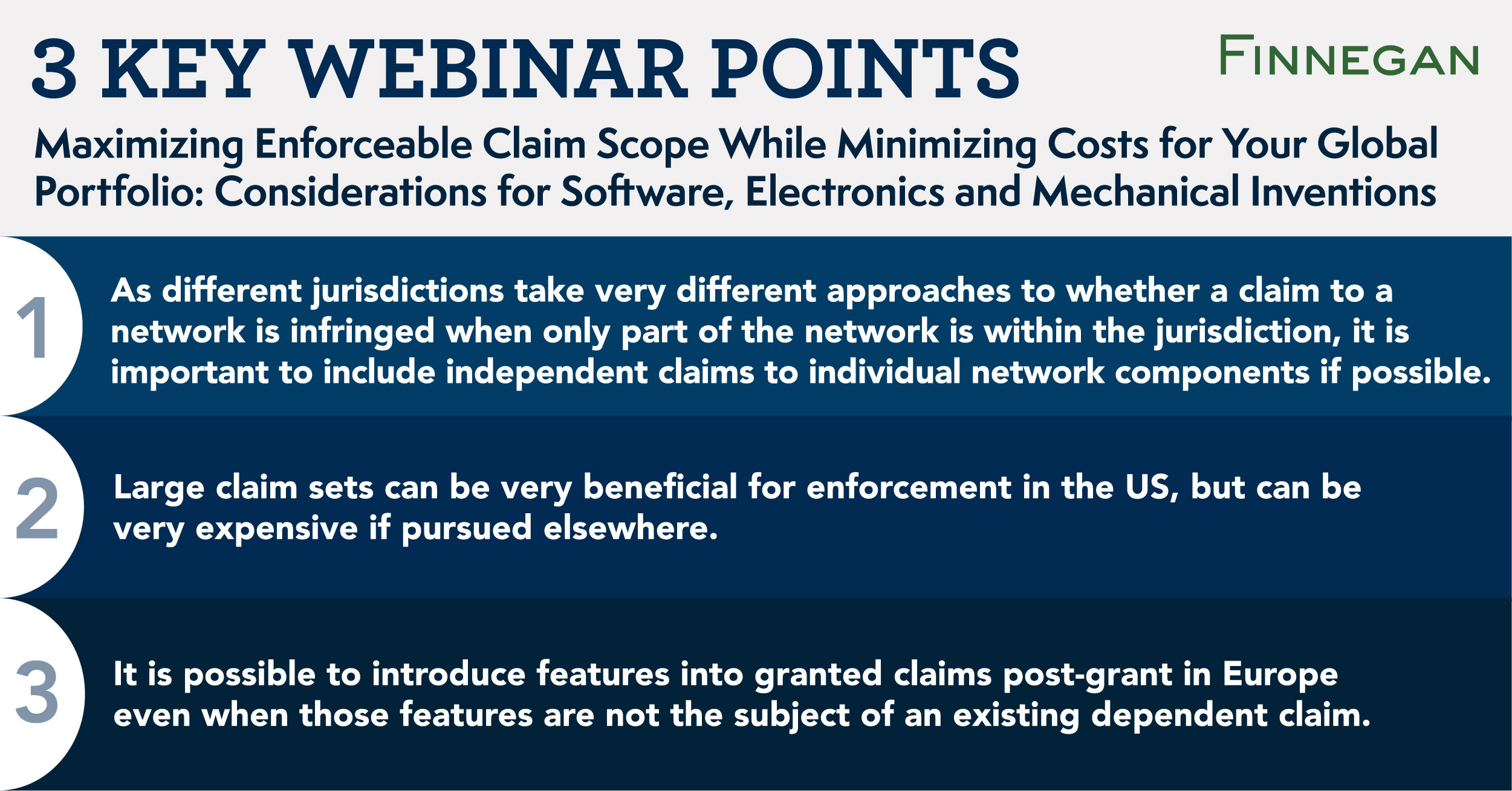 Maximizing Enforceable Claim Scope While Minimizing Costs for Your ...