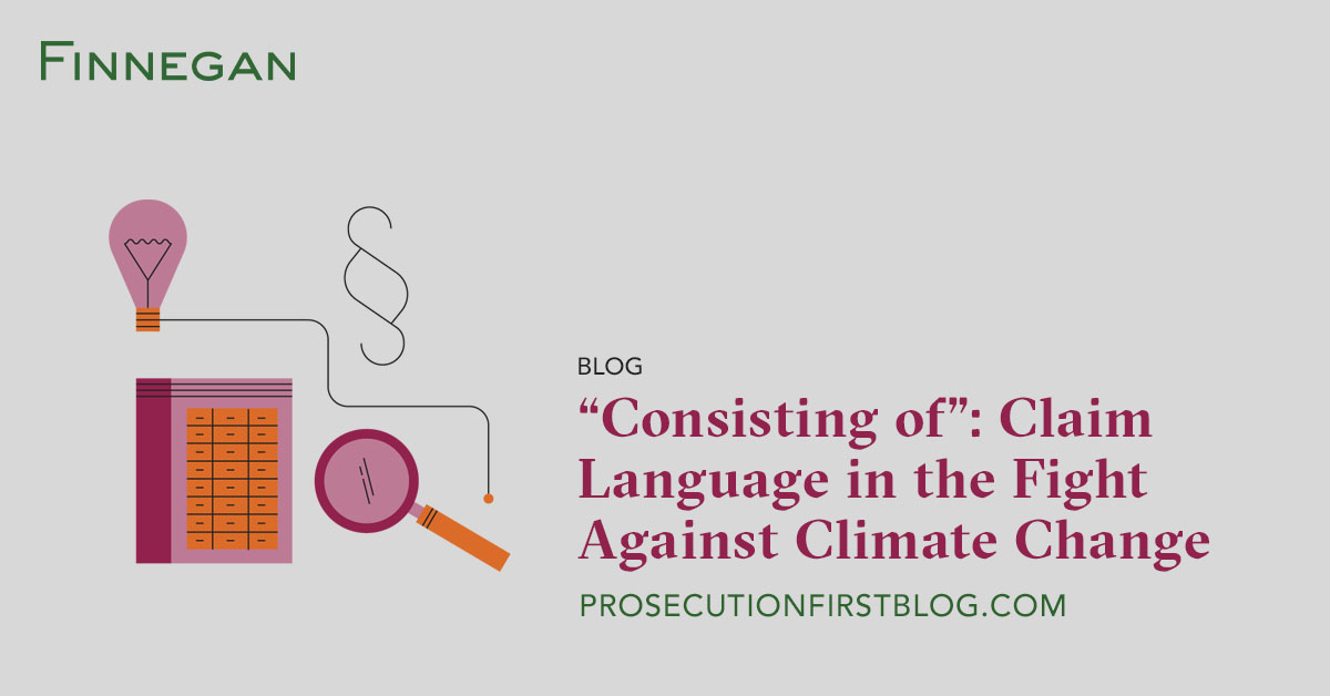 “Consisting of”: Claim Language in the Fight Against Climate Change ...