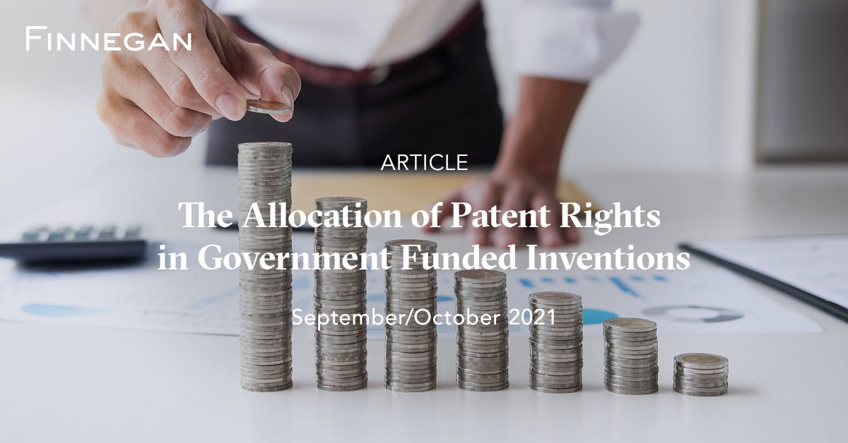 The Allocation of Patent Rights in Government Funded Inventions ...