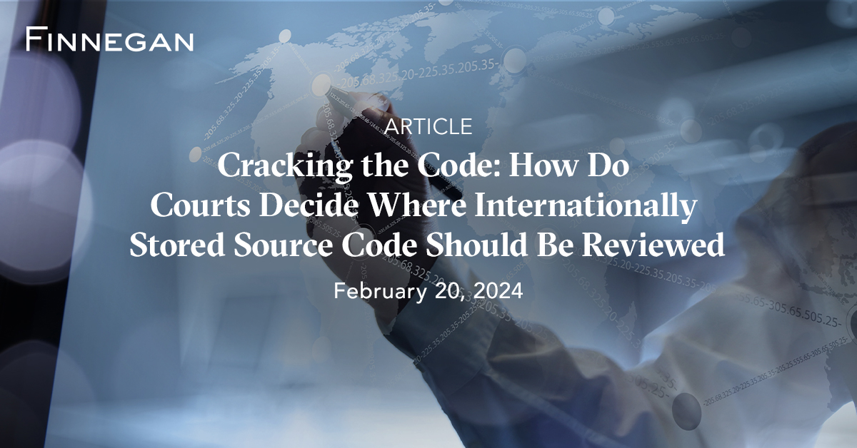 Cracking the Code: How Do Courts Decide Where Internationally Stored ...