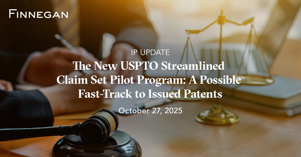 The New USPTO Streamlined Claim Set Pilot Program: A Possible Fast ...