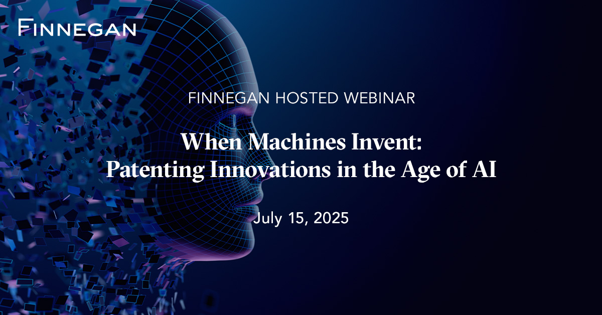 When Machines Invent: Patenting Innovations in the Age of AI | Events ...