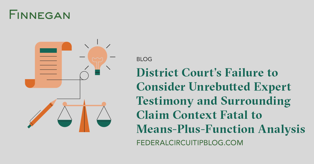 District Court’s Failure to Consider Unrebutted Expert Testimony and ...