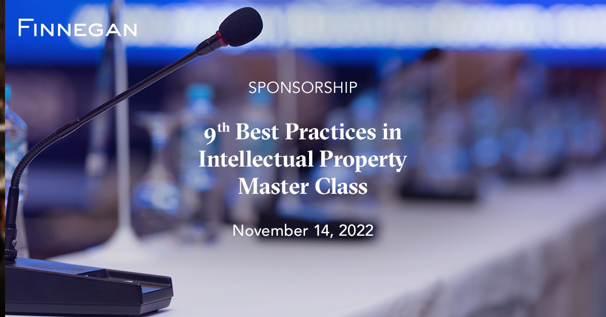 9th Best Practices in Intellectual Property Masterclass | Events ...