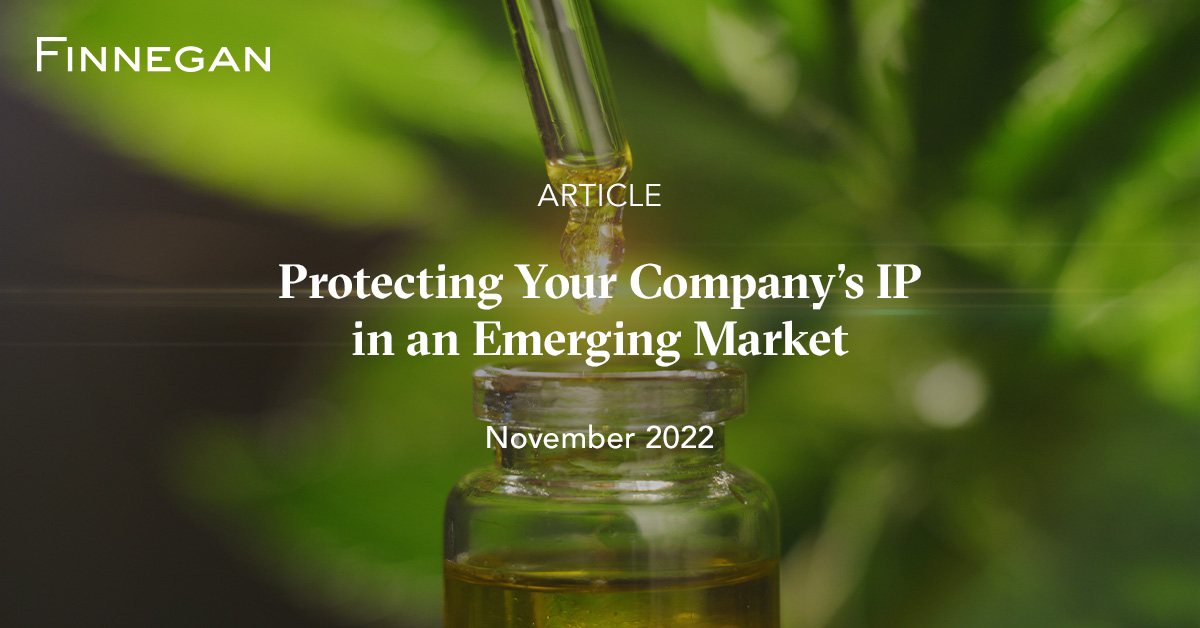 Protecting Your Company’s IP in an Emerging Market | Articles ...