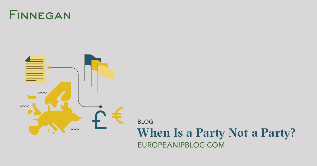 When Is a Party Not a Party? | Finnegan | Leading IP+ Law Firm