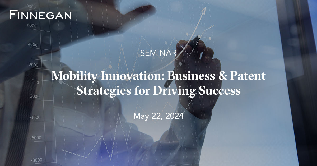 Mobility Innovation: Business & Patent Strategies for Driving Success ...