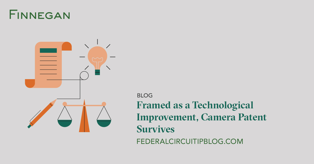 Framed as a Technological Improvement, Camera Patent Survives ...