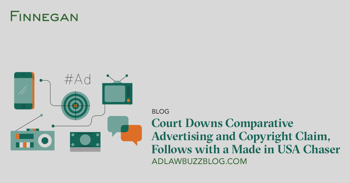 Court Downs Comparative Advertising and Copyright Claim, Follows with a ...
