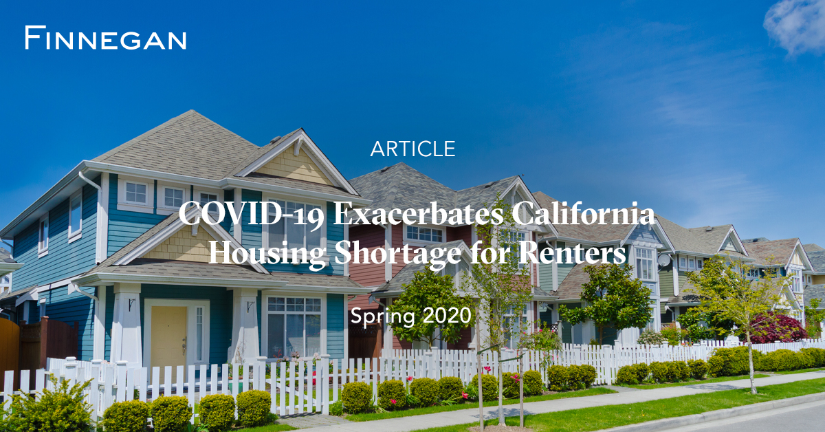 COVID-19 Exacerbates California Housing Shortage for Renters | Articles ...
