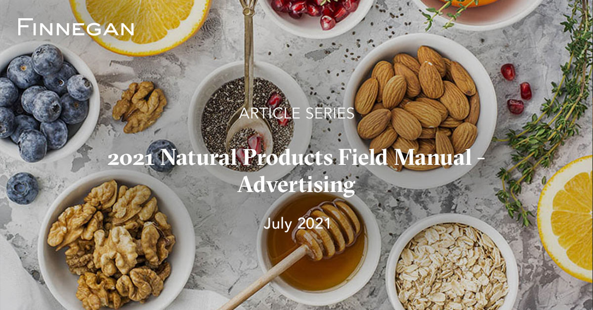 2021 Natural Products Field Manual - Advertising | Articles | Finnegan ...