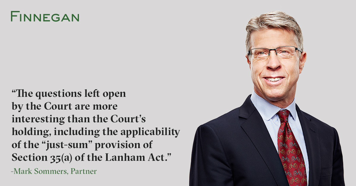 U.S.: Lanham Act Disgorgement Can Reach Only Named Defendant, Not ...
