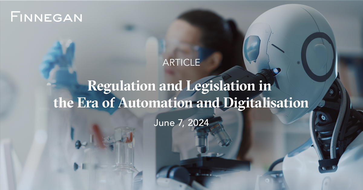 Regulation and Legislation in the Era of Automation and Digitalisation ...