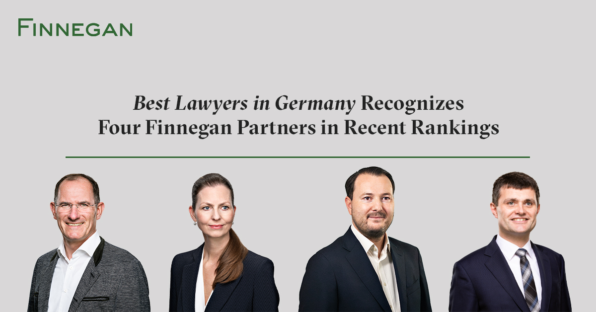 Best Lawyers in Germany Recognizes Four Finnegan Partners in Recent ...