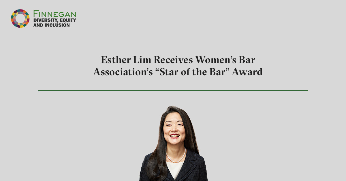 Esther Lim Receives Women’s Bar Association’s “Star of the Bar” Award ...
