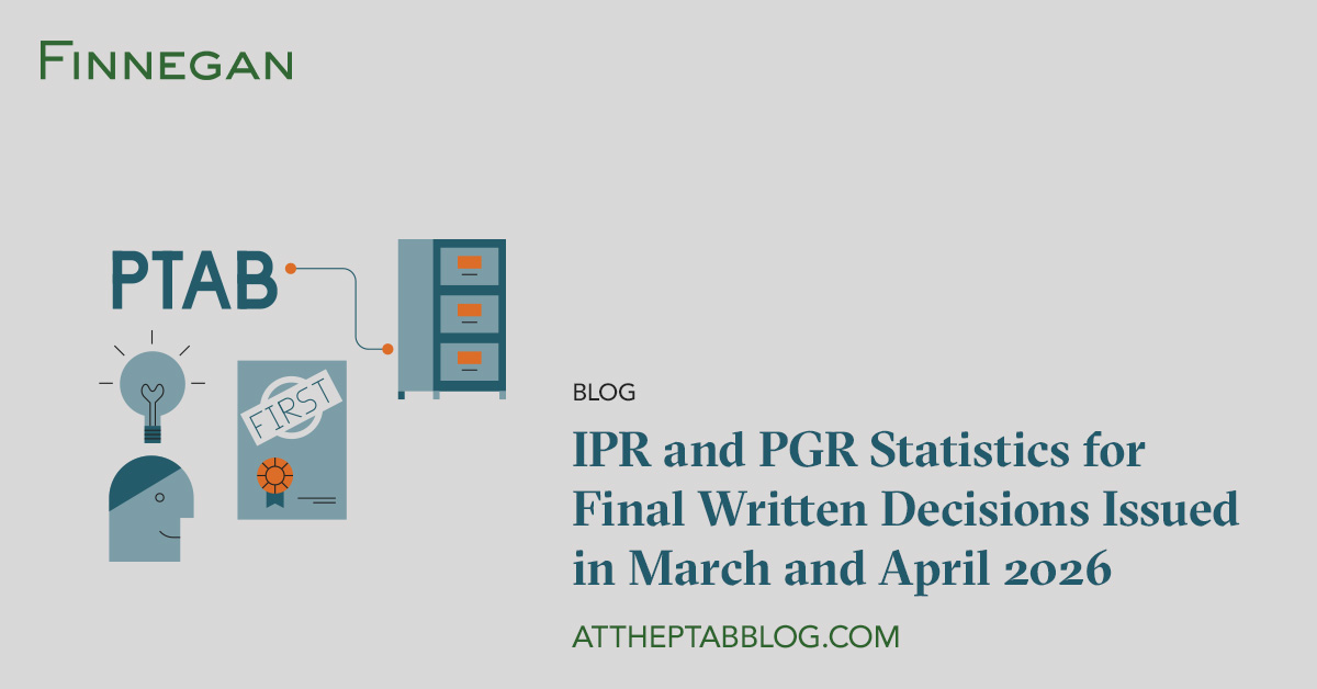 IPR and PGR Statistics for Final Written Decisions Issued in March and ...