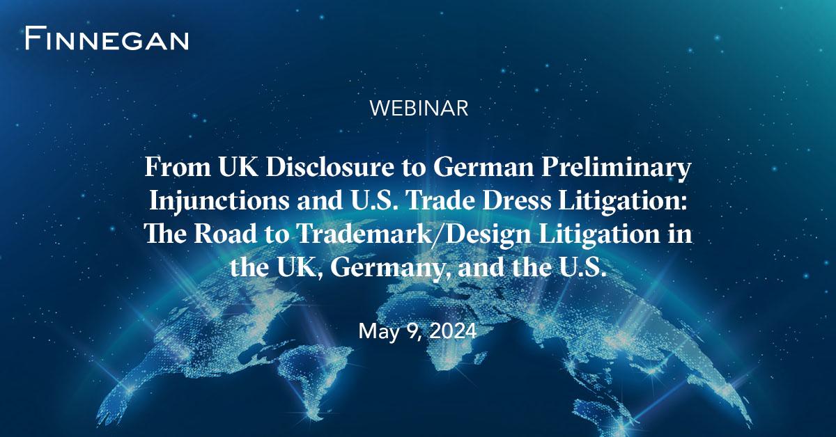 From UK Disclosure to German Preliminary Injunctions and U.S. Trade ...